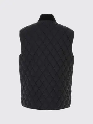 Burberry Quilted Nylon Vest With Bomber Collar And Ekd Logo Detail