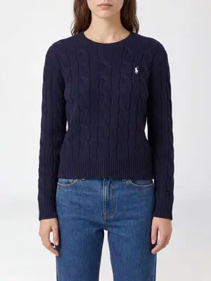 Polo Ralph Lauren Cable-knit Wool Sweater With Embroidered Pony Logo - Blue 1