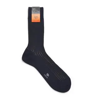 DORE DORE Wool-blend Vanisé Socks - Black