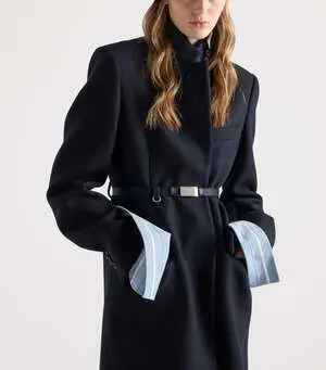 Prada Wool Embroidered Coat