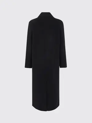 Loulou De Saison Double-breasted Long Coat In Wool And Cashmere Blend
