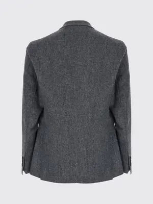 Tagliatore Double-breasted Blazer In Wool And Cashmere With Peak Lapels - Grey