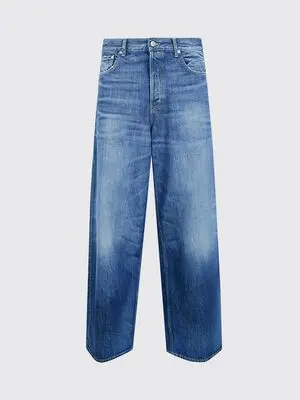 HAIKURE Mid-rise Wide Leg Jeans In Cotton Denim With A Five-pocket Design