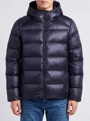 Polo Ralph Lauren Recycled Nylon Puffer Jacket With Hood And Pony Logo - Black