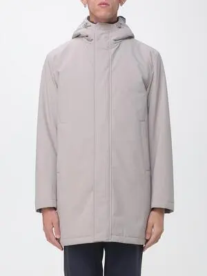 Herno Knee-length Polyester Parka With Adjustable Hood And Fleece Lining - Beige