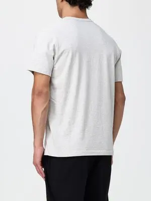 Kenzo Crewneck Cotton T-shirt With Contrasting Graphic Logo Print On The Front - Grey