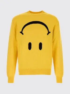 Moschino Pure Virgin Wool Crewneck Sweater With Graphic Print