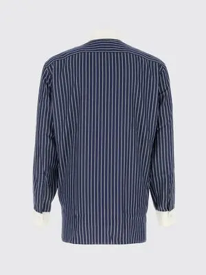 TOM FORD Striped Slim Fit Pure Silk Shirt With French Collar