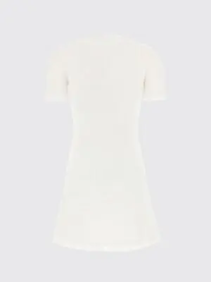 SELF-PORTRAIT Tweed V-neck Sheath Mini Dress With Fringed Hem