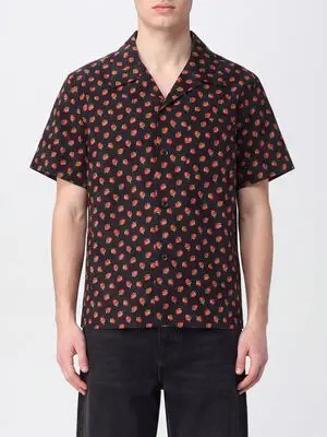 JW Anderson Fruit Print Short-sleeved Cotton Bowling Shirt