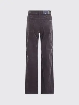 7 For All Mankind Lotta High-waisted Straight Leg Corduroy Jeans - Brown
