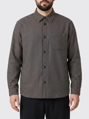 Valentino Garavani Vlogo Signature Check Wool Shirt Jacket