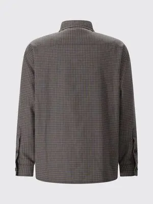 Valentino Garavani Vlogo Signature Check Wool Shirt Jacket