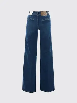 Liu Jo High-waisted Wide-leg Palazzo Jeans In Stretch Denim