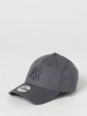 New Era 9forty Ny Yankees Cotton Baseball Cap With Embroidered Logo - Grey