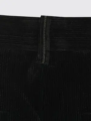 Brunello Cucinelli Wide-leg Velvet Tailored Trousers With Monili Embroidery