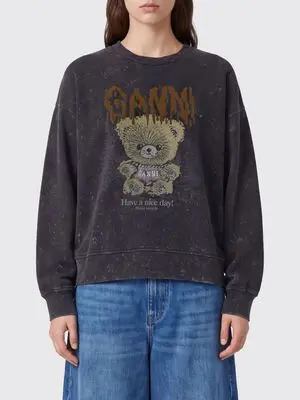 Ganni Crewneck Sweatshirts Hoodies For Women
