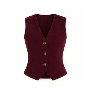 RAISHMA Milan Burgundy Waistcoat