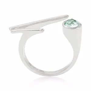 NEOLA DESIGN Roxanne Ring With Topaz Silver
