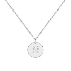NEOLA DESIGN Alphabet N Necklace - Silver