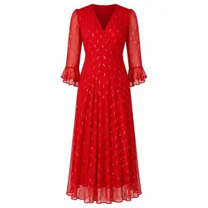 ROSE & NANCY Tory Sparkle Maxi Dress
