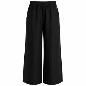 IDYLLO Linen Wide Trousers / Pants With Pockets