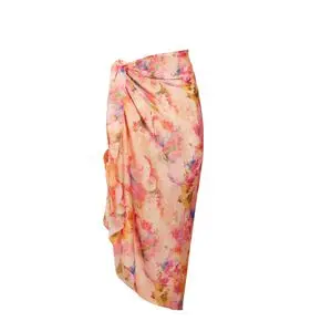 YOMISMA Peach Poppy Sarong