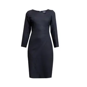 RUMOUR LONDON Alice Tailored Dress With Asymmetric Neckline - Black