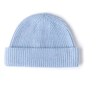 ECOVA Light Classic Cashmere Beanie - Blue