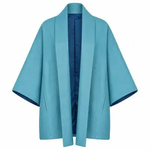 LUMINA ELIGMA The Duality Linen Jacket Teal - Blue