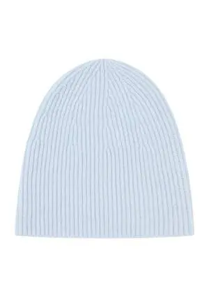LOOP CASHMERE Cashmere Beanie In Soft Whisper - Blue