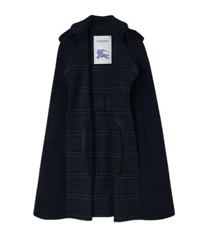 Burberry Wool Belmont Trench Cape