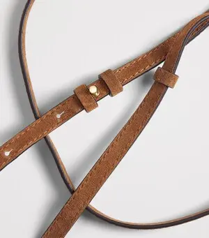 Harrods Small Suede Wren Shoulder Bag