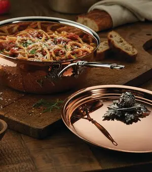 RUFFONI Copper Opus Cupra Chef Pot With Lid