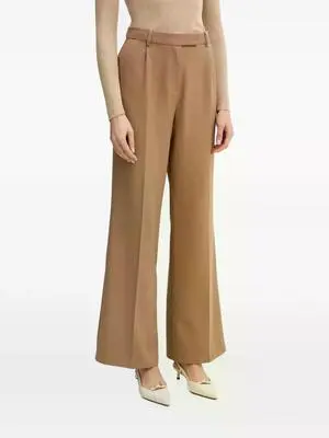 MORGAN Pleated Wide-leg Tailored Trousers