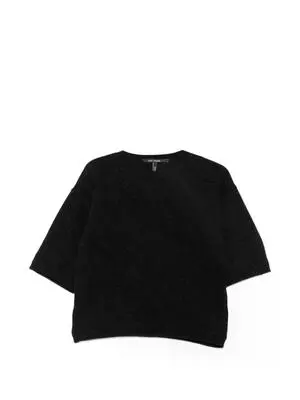 Sofie D'hoore Short-sleeve Crew-neck Sweater - Grey