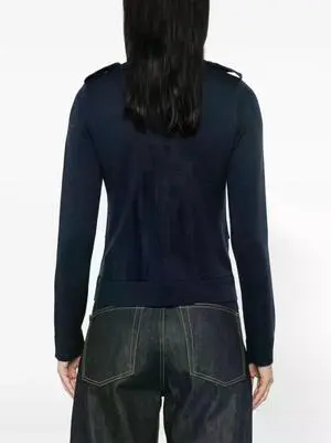 PSOPHIA Double-breasted Military Cardigan