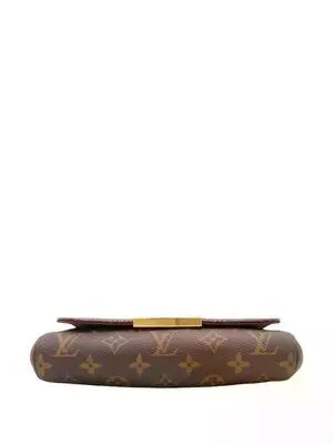 LOUIS VUITTON 2012 Monogram Favorite Pm Satchel - Brown