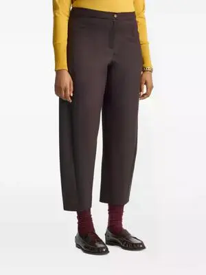 ELENA MIRÒ Button-fastening Trousers - Brown