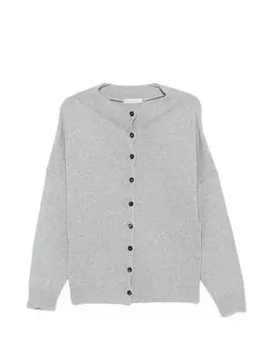 Liviana Conti Button-up Cardigan - Grey