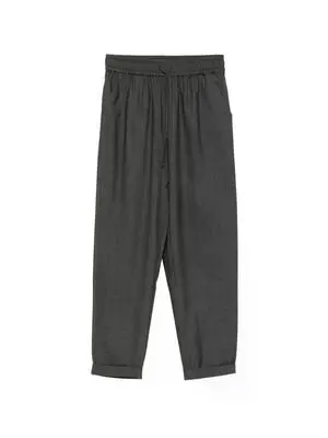 PSOPHIA Drawstring-fastening Cropped Trousers