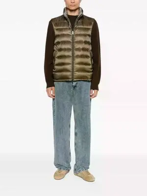 Herno Quilted Gilet - Green