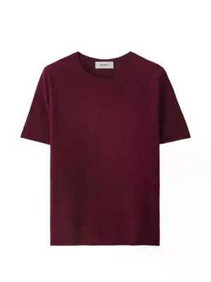 LISA YANG Short-sleeve Knit T-shirt - Red