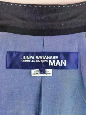 Junya Watanabe Contrast-lapel Topstitched Jacket