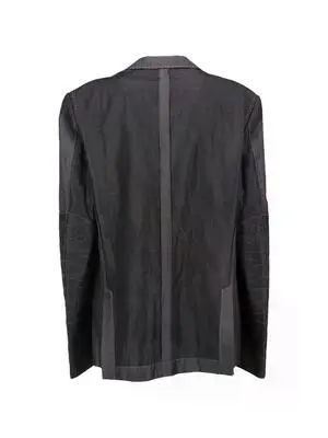 Junya Watanabe Contrast-lapel Topstitched Jacket