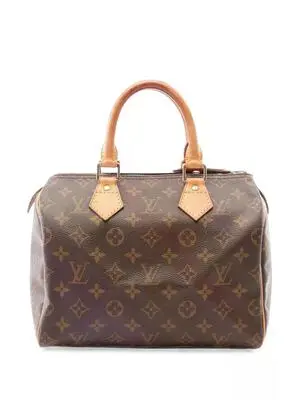LOUIS VUITTON 1999 25 Speedy Monogram Tote Bag - Brown