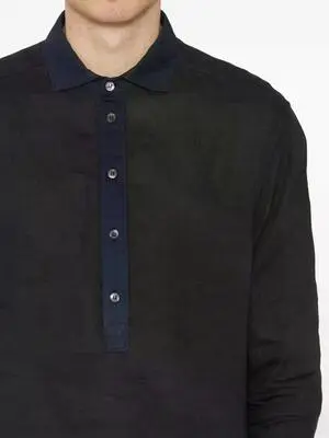 PAOLO PECORA Button-up Linen Shirt