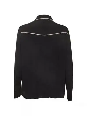 Maje Cake Western-style Crepe Shirt