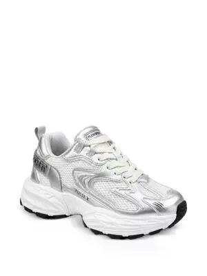 PLEIN SPORT Runner Pulse X Metallic Sneakers - Silver