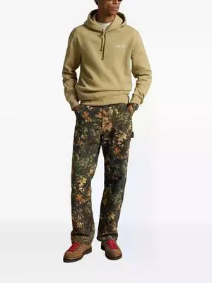 Polo Ralph Lauren Polo Bear Logo-embroidered Hoodie - Neutrals